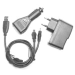 Reise- & Kfz-Ladegerät & USB HotSync-Charger für Palm Tungsten E / Zire ...