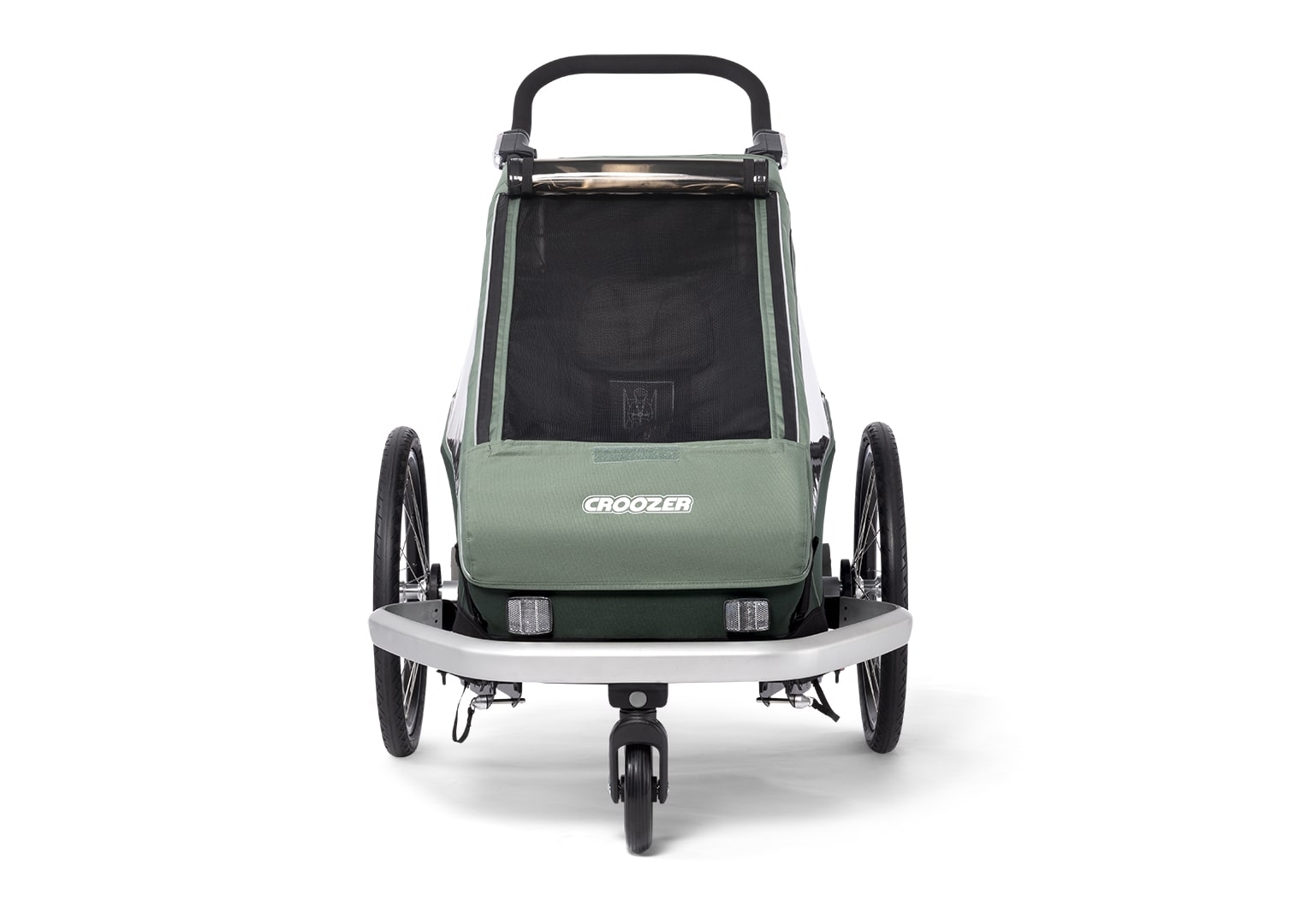 Croozer Kid Vaaya 1, Jungle green - Kinderfahrradanhänger mit Federung ...