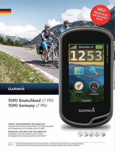 Garmin Oregon 600t + Topo Deutschland V7 | PDA Max