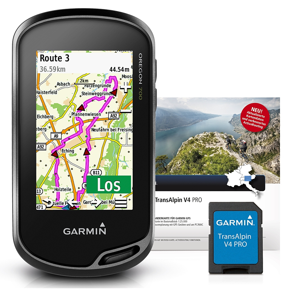 Garmin Oregon 700 + Topo TransAlpin V4 | PDA Max