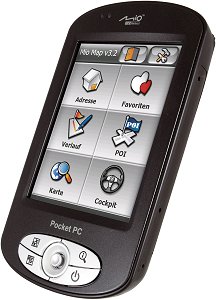 Mio P550 PDA mit integriertem Sirfstar III GPS-Empfänger, WLAN und ...