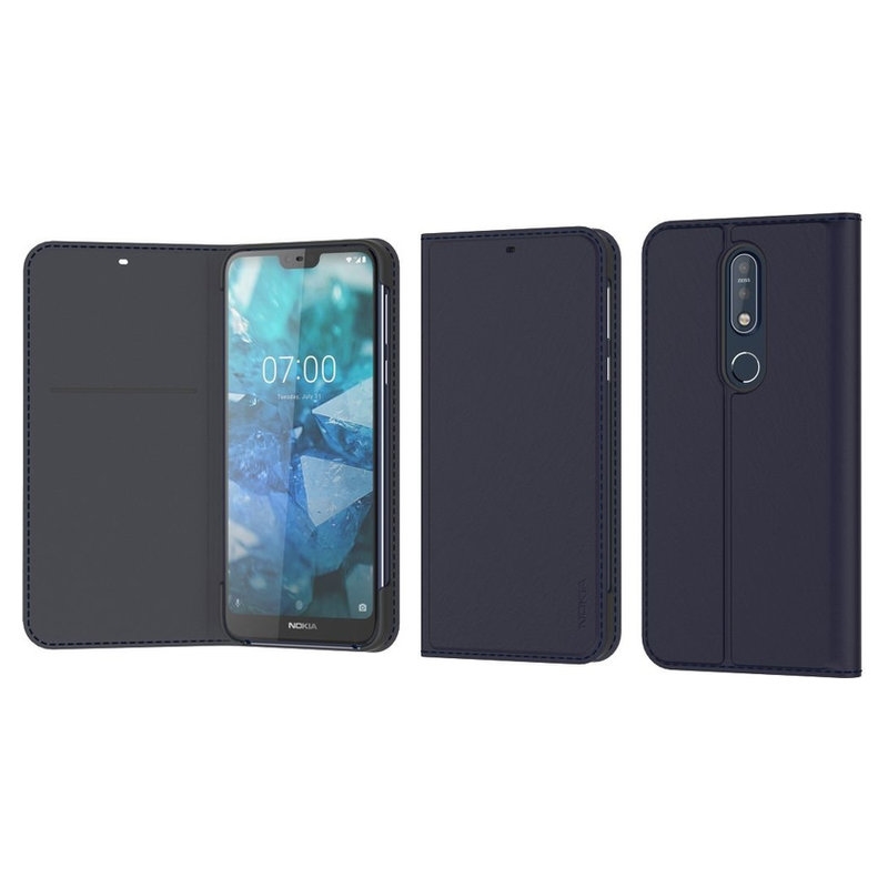Nokia Flip Cover, blau (CP-270) für Nokia 7.1 | PDA Max