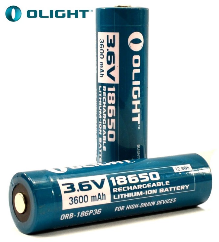Olight ORB-186P36 - 18650 LiIon Akku mit 3600mAh | PDA Max
