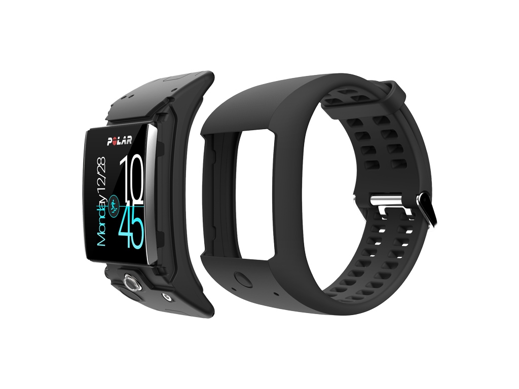 Polar M600 Smartwatch, schwarz - Smartwatch mit Android Wear und Polar ...